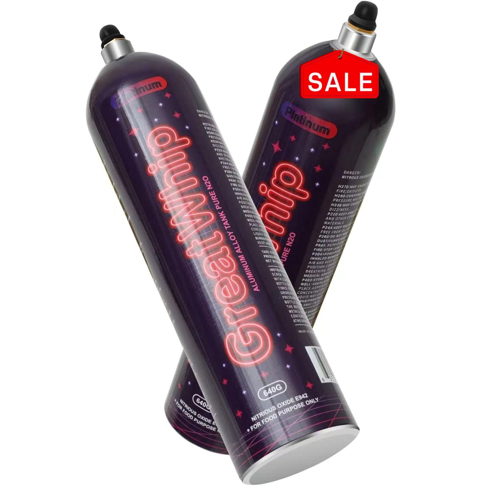 640g Whipped Cream Chargers Cylinders