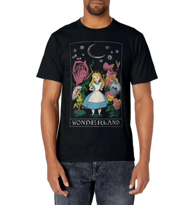 Disney Alice in Wonderland Alice Cosmic Tarot Card T-Shirt