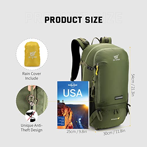 SKYSPER Hiking Backpack 40L Waterproof Camping Backpack Lightweight Hiking Daypack, Travel Back Pack for Men Women