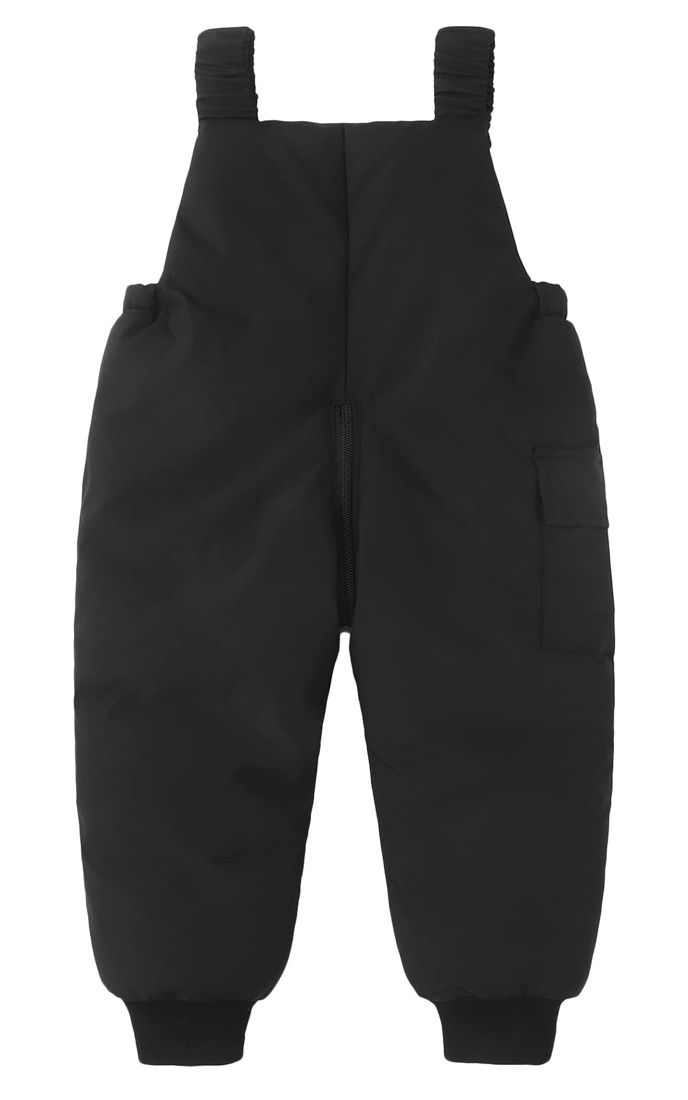 SEAUR Baby Snow Bib Pants - Warm Down Trousers for Boys and Girls, Thick Winter Pants for Skiing, Toddler