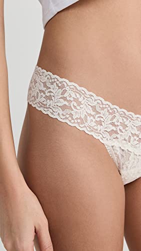 hanky panky Women's Low Rise Thong 3 Pack Prnt Box, Natural Rhythm, One Size