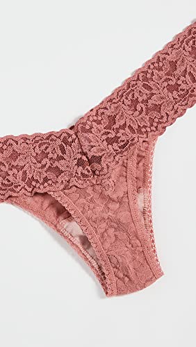hanky panky Women's Low Rise Thong 3 Pack Prnt Box, Natural Rhythm, One Size