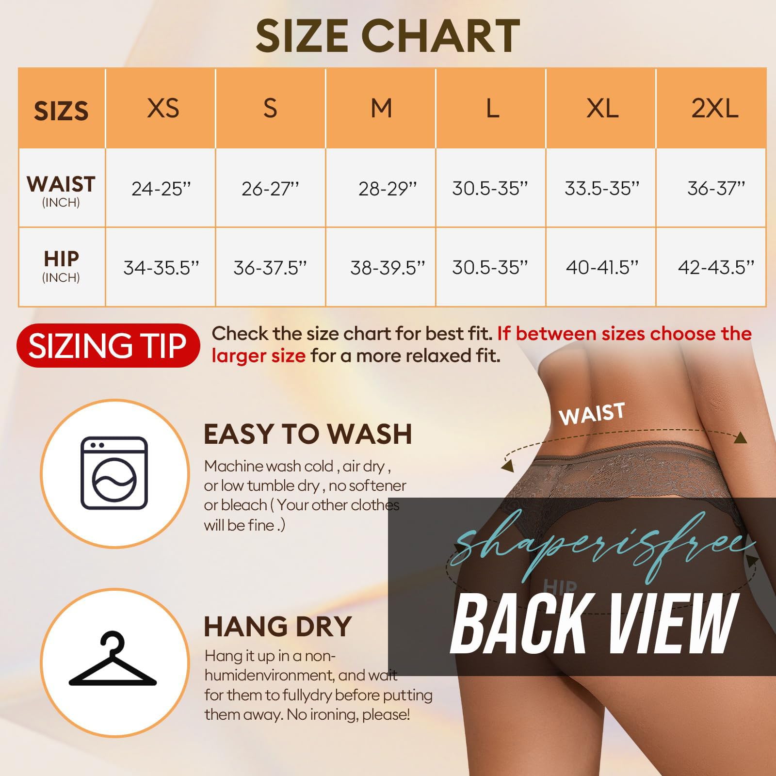 shaperisfree Lace Thong Period Underwear for Women, Leak Proof Period Thongs, Absorbent Panty, Menstrual Thong Bikini Bottom