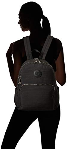 Kipling Women's Citrine 13" Laptop Backpack, Black Dazz, 12.75" L x 16.25" H x 5" D