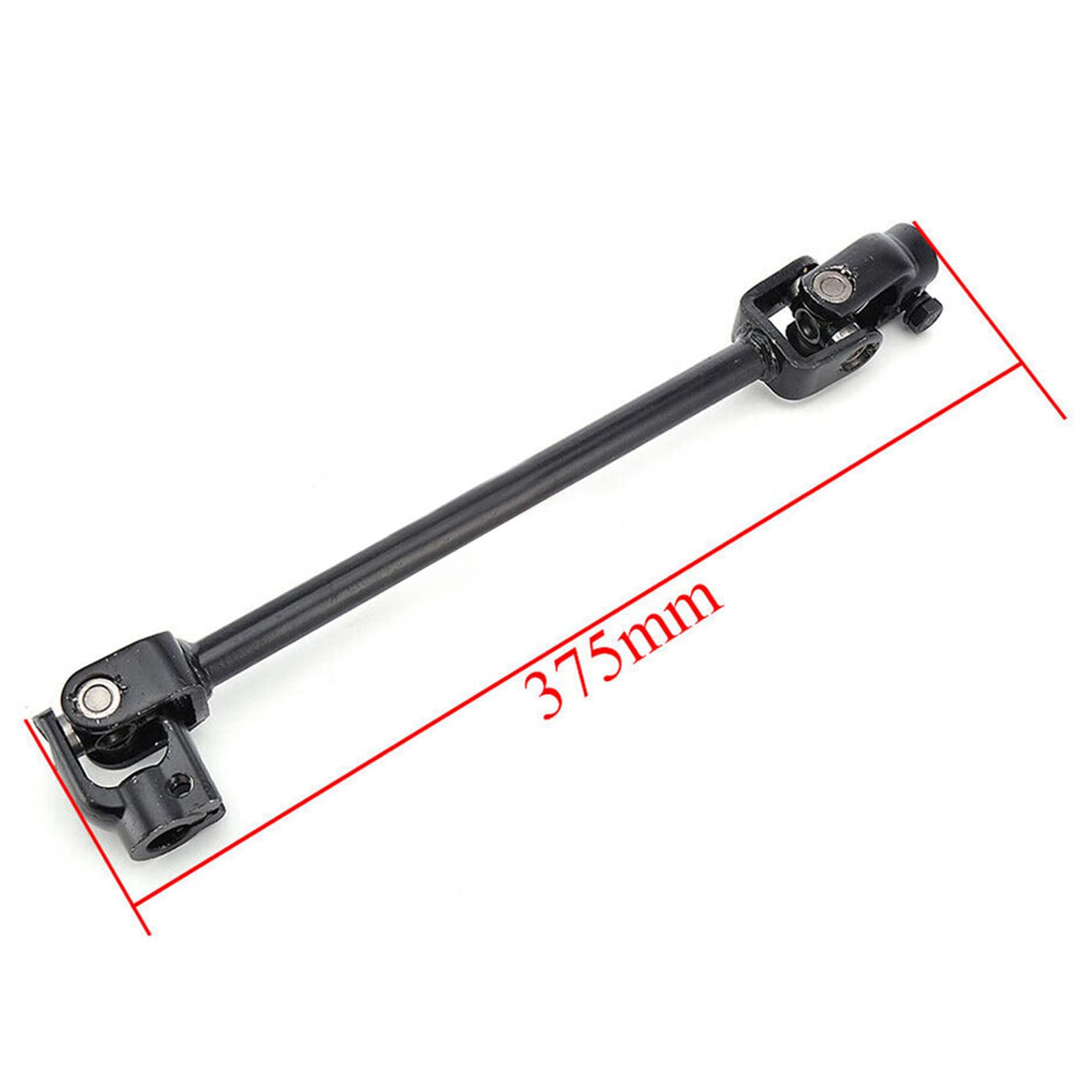 300mm Steering Wheel Assembly Steel Gear Rack Pinion Set Replacement for 110cc Go Kart