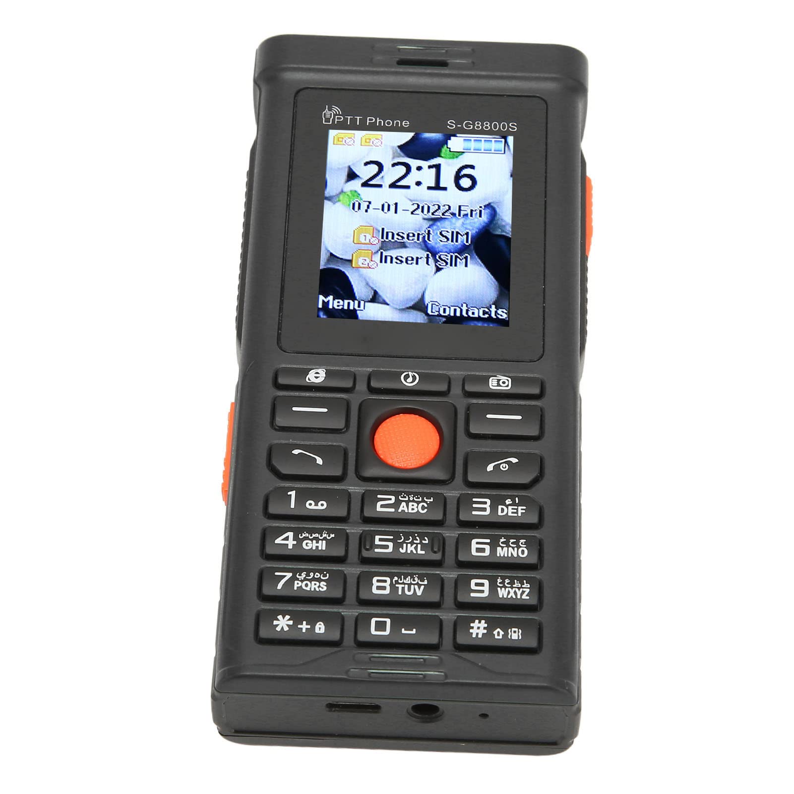 Diydeg Vintage Retro Brick Mobile Phone, Dual Card Dual Standby 2G Big Unlocked Cell Phone for Seniors with 1.7" Screen, Bluetooth, 1800mAh Battery, Quad Band, GSM