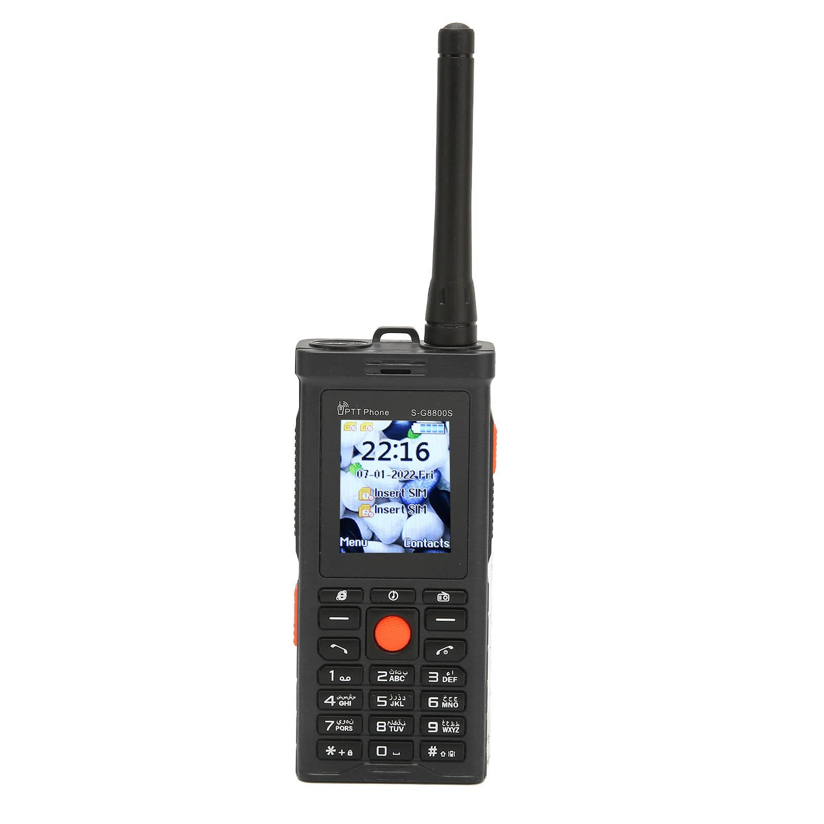 Diydeg Vintage Retro Brick Mobile Phone, Dual Card Dual Standby 2G Big Unlocked Cell Phone for Seniors with 1.7" Screen, Bluetooth, 1800mAh Battery, Quad Band, GSM