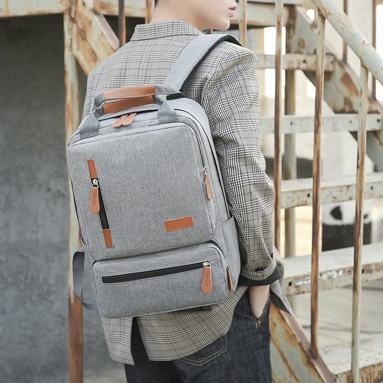 Multifunction Large Capacity School Bag Bookbag 3 pc Backpack Sets Business Laptop Backpack (Black)