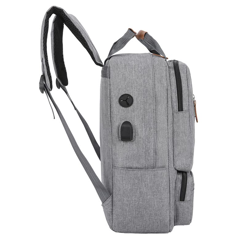 Multifunction Large Capacity School Bag Bookbag 3 pc Backpack Sets Business Laptop Backpack (Black)