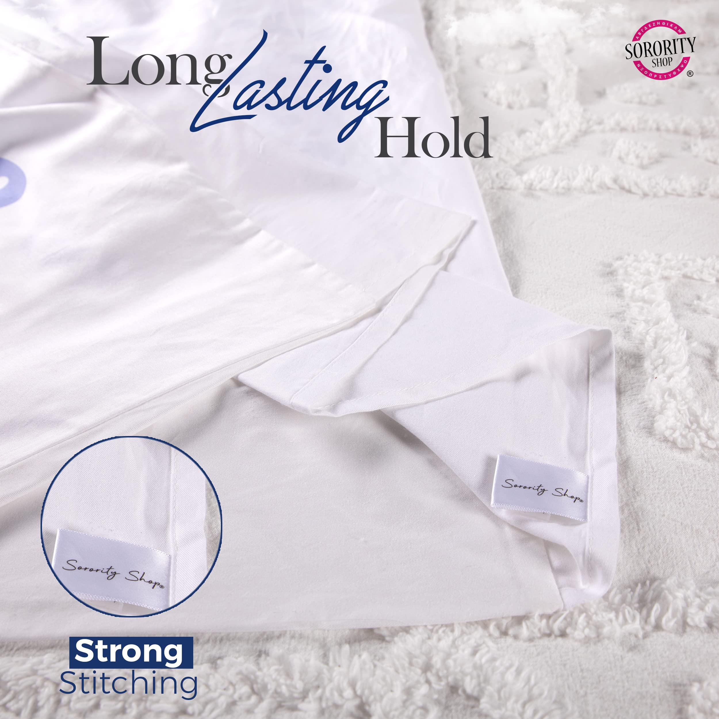 Sorority Shop Sigma Gamma Rho Pillowcase – Ombre Design, 100% Cotton Pillow Case Standard Size