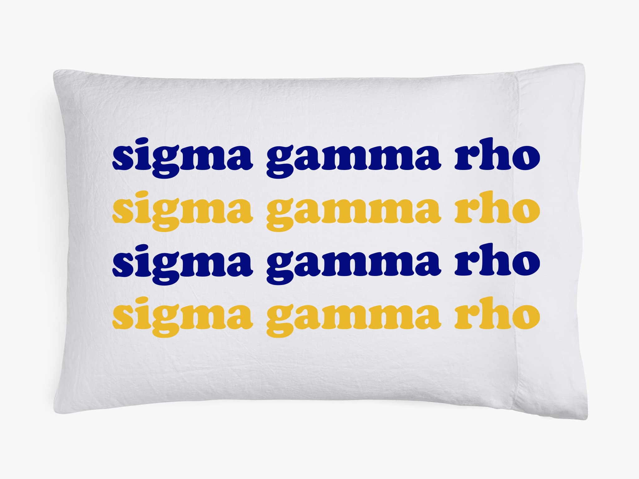 Sorority Shop Sigma Gamma Rho Pillowcase – Ombre Design, 100% Cotton Pillow Case Standard Size