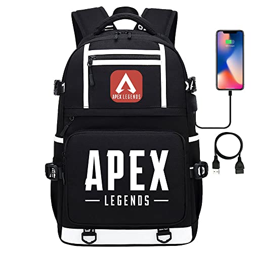 APEX, game accessories, Apex Legends, teenagers, school bags, men and women, backpacks,16 inches