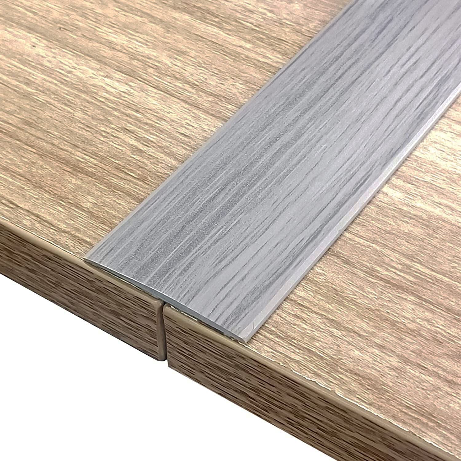 6.56 Ft Vinyl-Floor-Transition-Strip-Self-Adhesive 2 in Width - Guokller Rubber Transition Strips for Laminate Flooring/Repairing Floor Gaps and Doorway