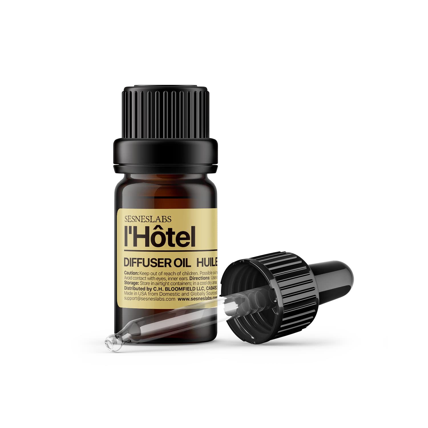 l'Hotel Diffuser Oil, White Floral Citrus Scent, Lifestyle Blend Neroli, Green Tea, Laurel Leaf, Musk Essential Oils Blend for Ultrasonic Diffuser