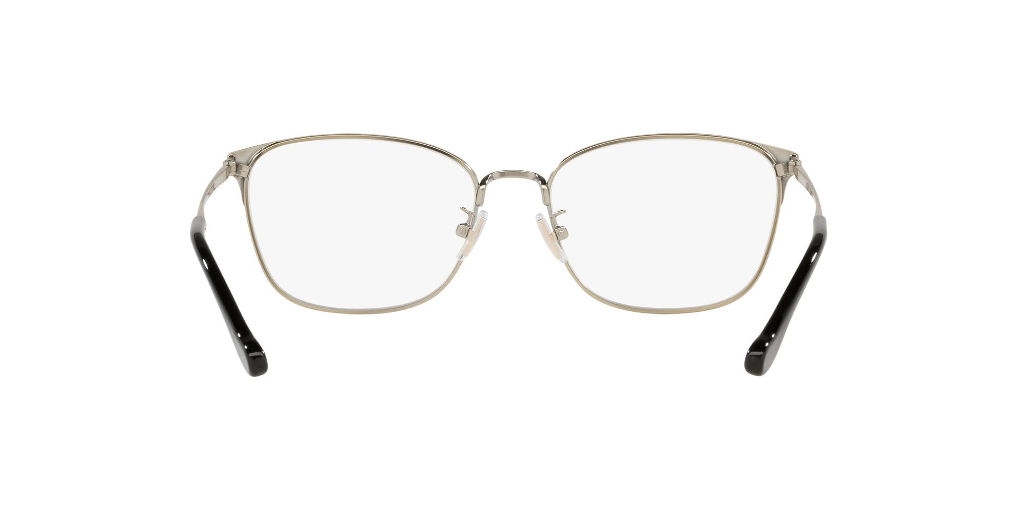 Coach HC5135 Prescription Eyewear Frames, Black/Light Gold/Clear Blue Light Filtering, 55 mm