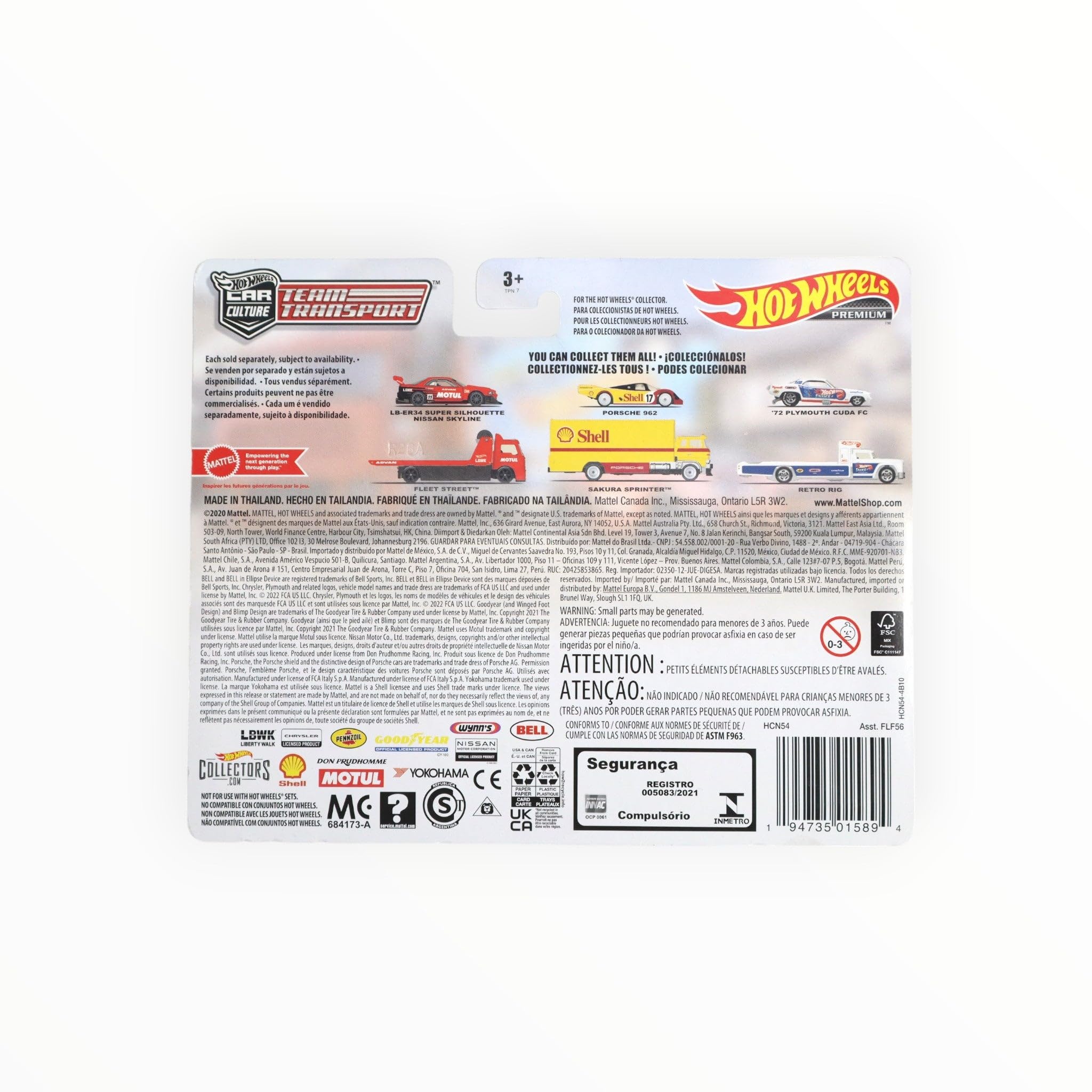 Hot Wheels LB-ER34 Super Silouette Nissan Skyline Fleet Street, Team Transport Nissan Skyline #44