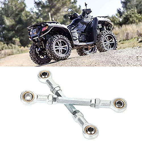 Aramox 2pcs 150mm -170mm 8mm Steering Tie Rod Kit Ball Joint Motorcycle Steering Column Joint Steering Tie Rod for 49cc Electric Mini ATV Kart