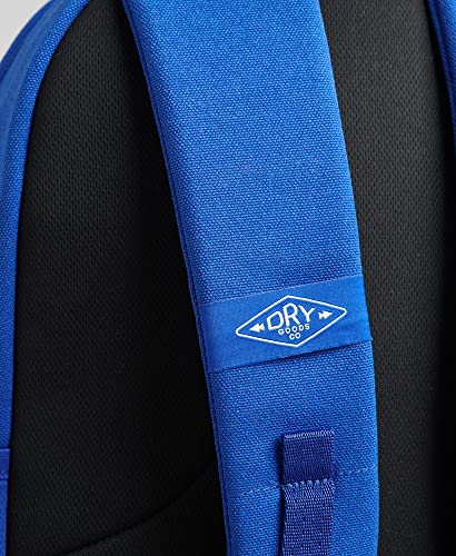 Superdry Womens Unisex Essential Montana Backpack, Main Zipped Compartment Mazarine Blue Size One Size