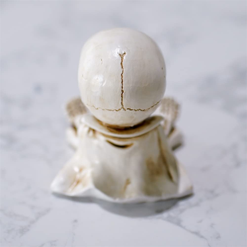 Cute Medidating Skull Dashboard Phone Holder for Car, Car Phone Mount, Skull Car Interior Accessories, Home Office Gothic Halloween Decorations