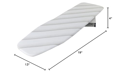 Closet Pull-Out Ironing Board Retractable 180 Degree Rotation Ironing Board Portable Folding Iron Board for Sewing, Craft Room, Household, Dorm 19.6" W x 13.7" D x 4.3" H