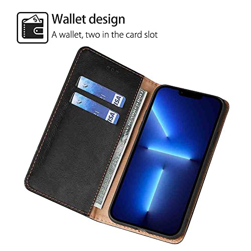 BANLEI2U Phone Cover Wallet Folio Case for Oppo Reno 6 PRO Plus 5G, Premium PU Leather Slim Fit Cover for Reno 6 PRO Plus 5G, Good Touch, Black