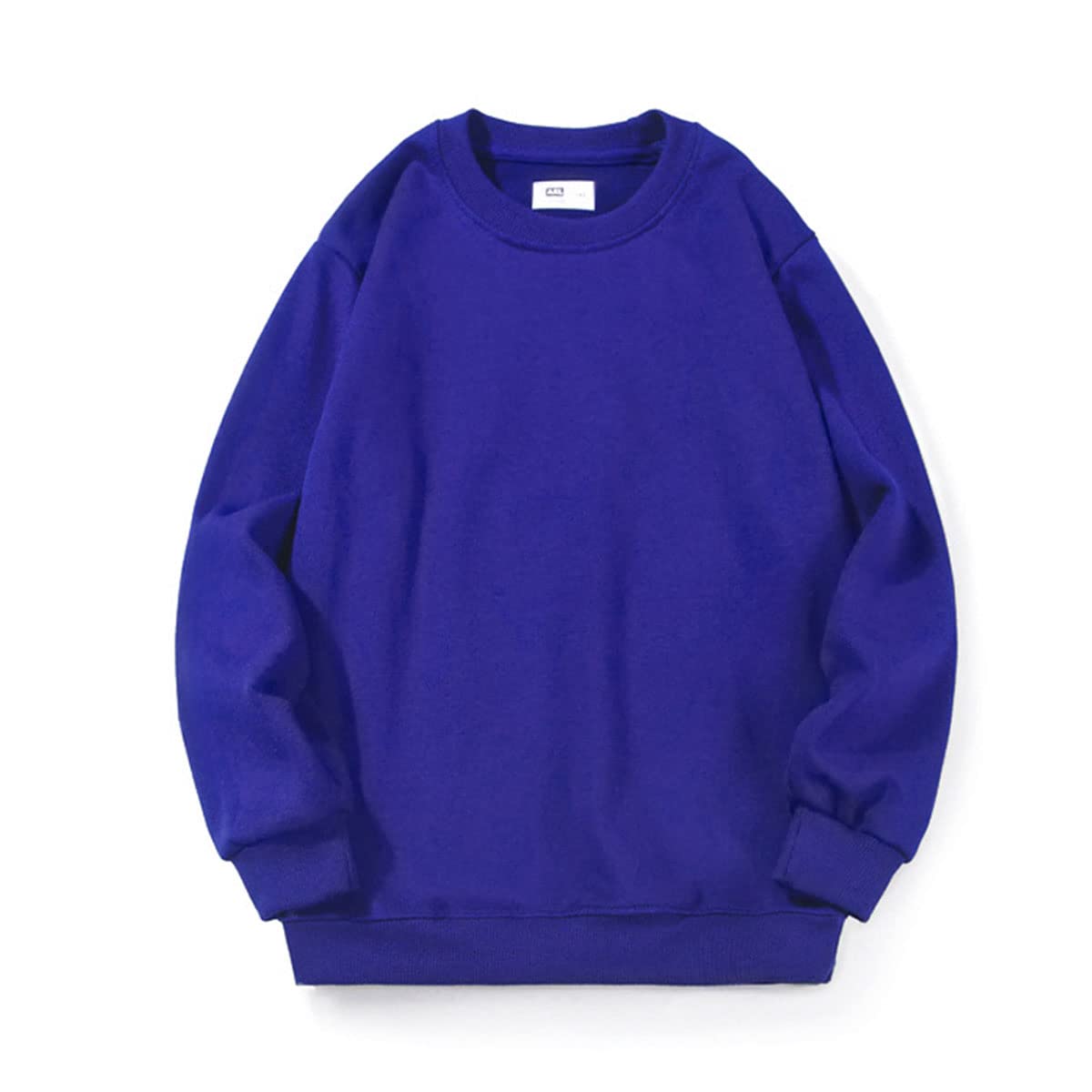 BINPAW Boys Pants Set Sweatshirt Outfit Pullover Long Sleeve Tee and Black Pants 2-Piece Kids Clothing Set, Blue, 7-8 Years = Tag 130