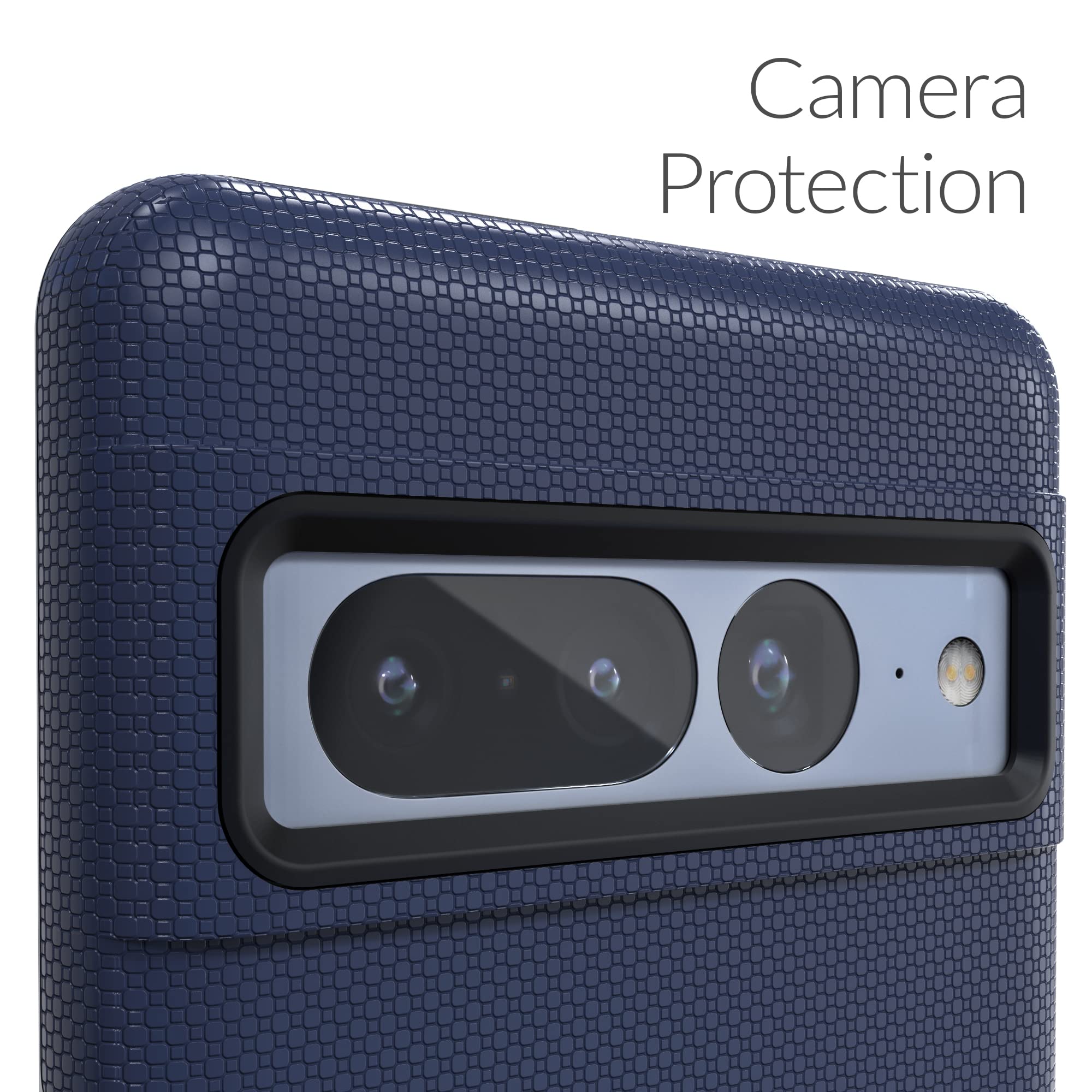 Crave Dual Guard for Google Pixel 7 Pro Case, Shockproof Protection Dual Layer Case for Google Pixel 7 Pro - Navy