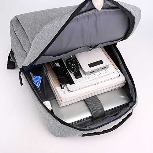 SMART, USB Charging Port in laptop backpack,Water-Repellent Design Fits 15.6-inch Laptop (GREY) 1333