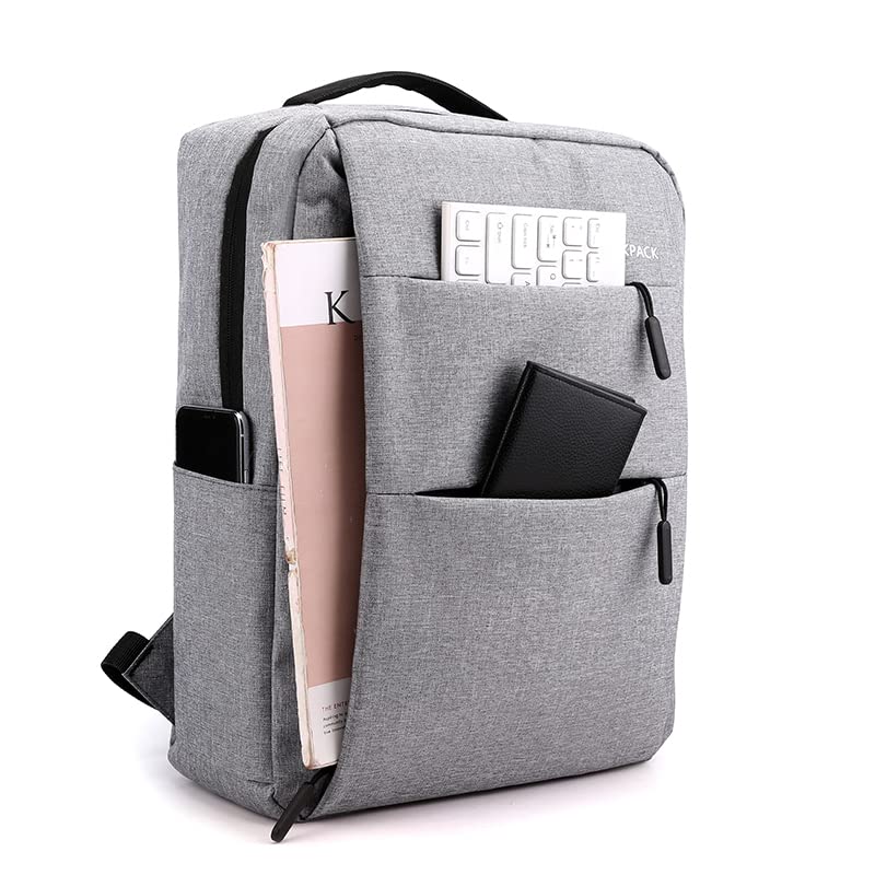 SMART, USB Charging Port in laptop backpack,Water-Repellent Design Fits 15.6-inch Laptop (GREY) 1333