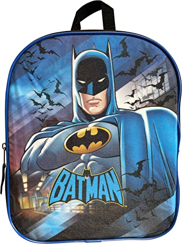 Batman 11" Mini Backpack (Black-Blue)