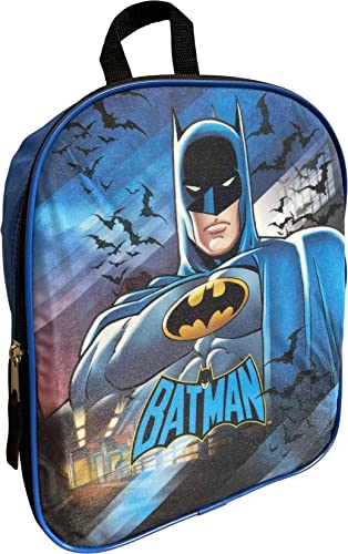 Batman 11" Mini Backpack (Black-Blue)