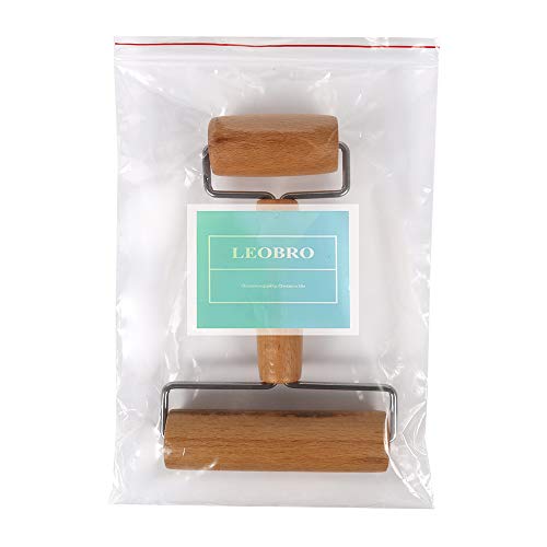 LEOBRO 5D Diamond Painting Tools Wooden Roller, 2 in 1 Design Wooden Roller for Diamond Painting Rhinestone Embroidery, Craft Clay, Ceramic & Pottery Clay