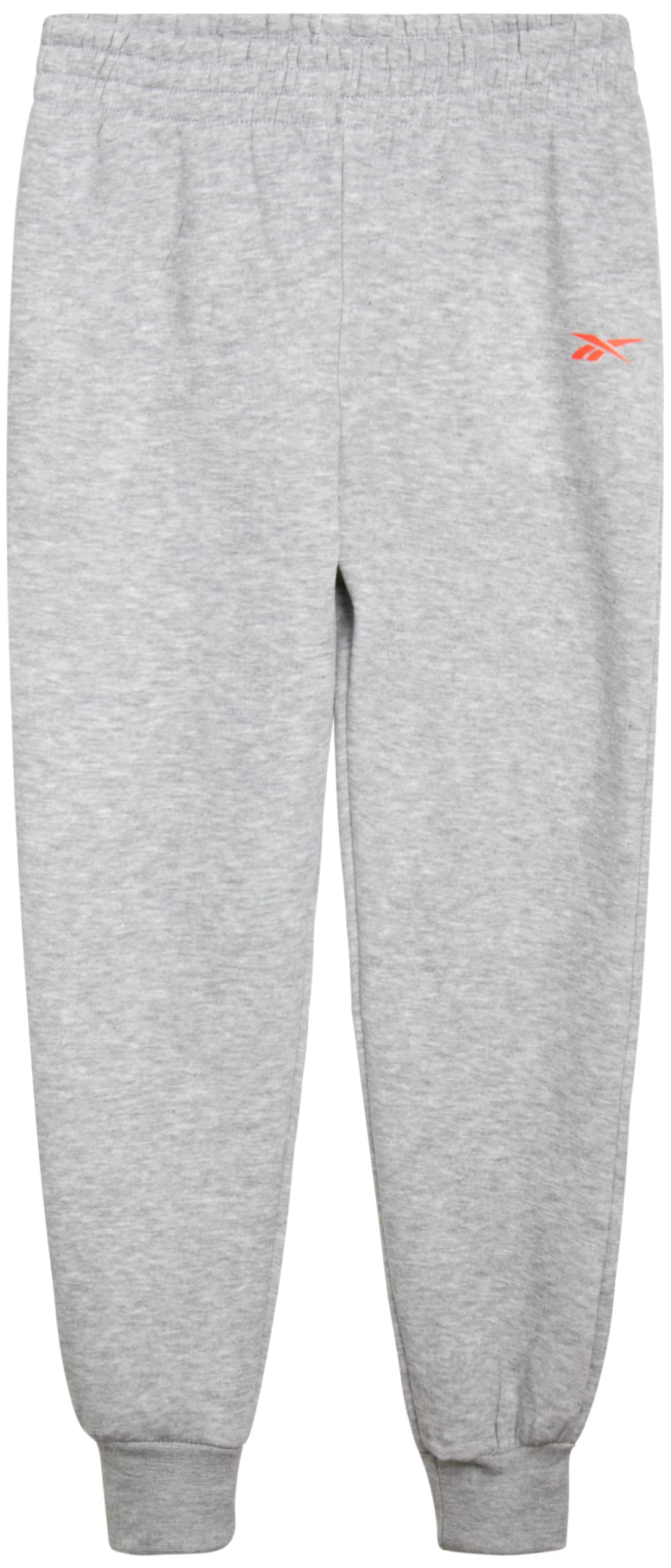 Reebok Boys' Sweatsuit Set - 2 Piece Fleece Hoodie Sweatshirt and Jogger Sweatpants (4-7), Size 5, Dark Grey Heather