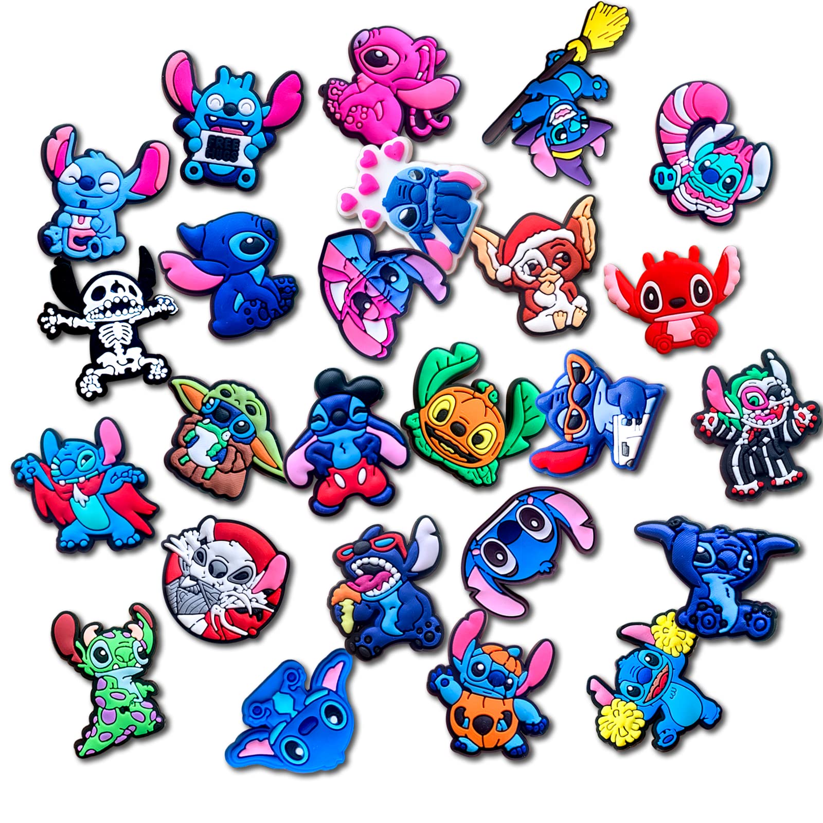 Zanerolan 25 40PCS Shoes Decoration Charms for Clog Decoration, Cartoon Charms Accessories (25)