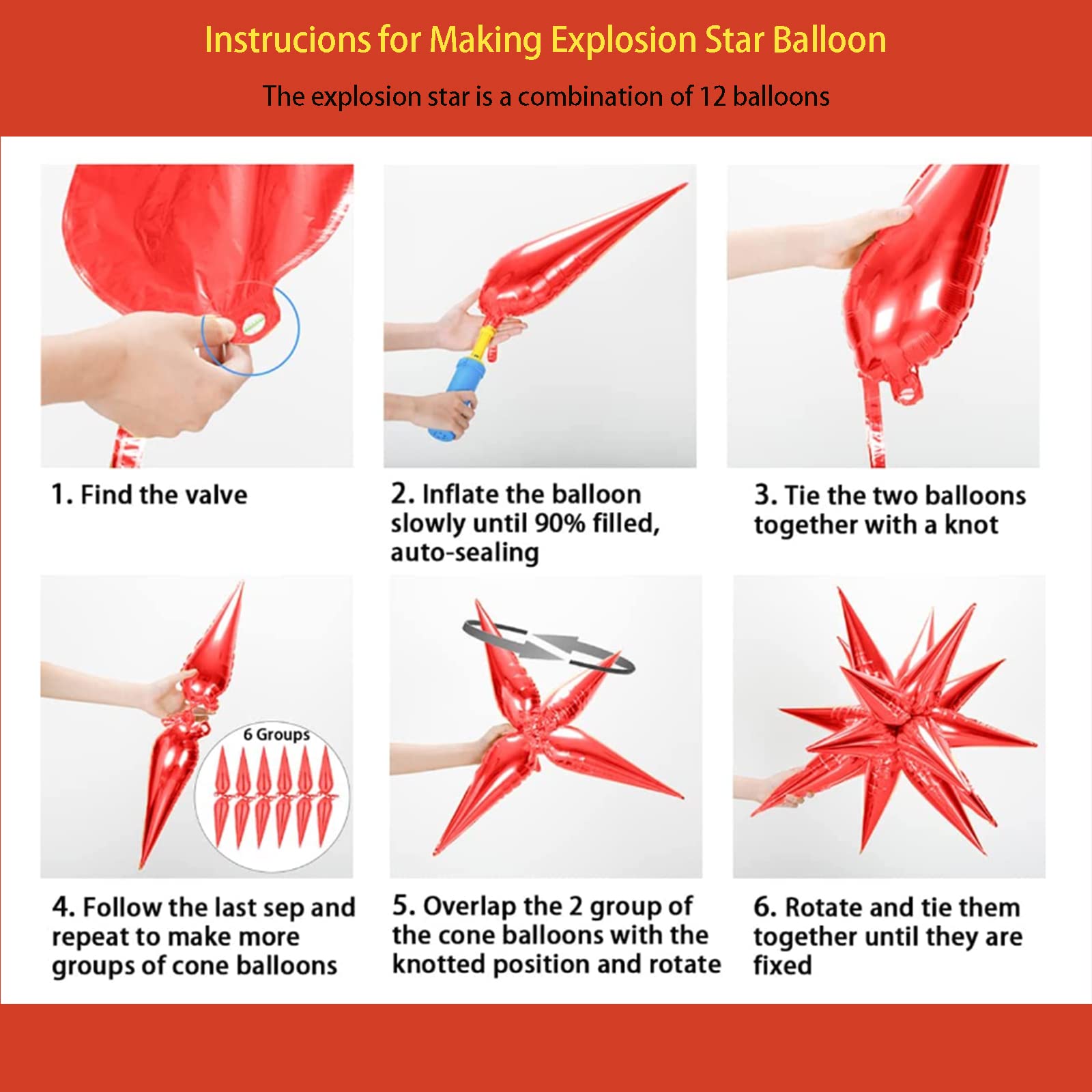 Christmas Balloon Garland Arch Kit with Red, Green, White and Gold Balloons, Candy Cane, Exploding Star for Christmas Party Decorations