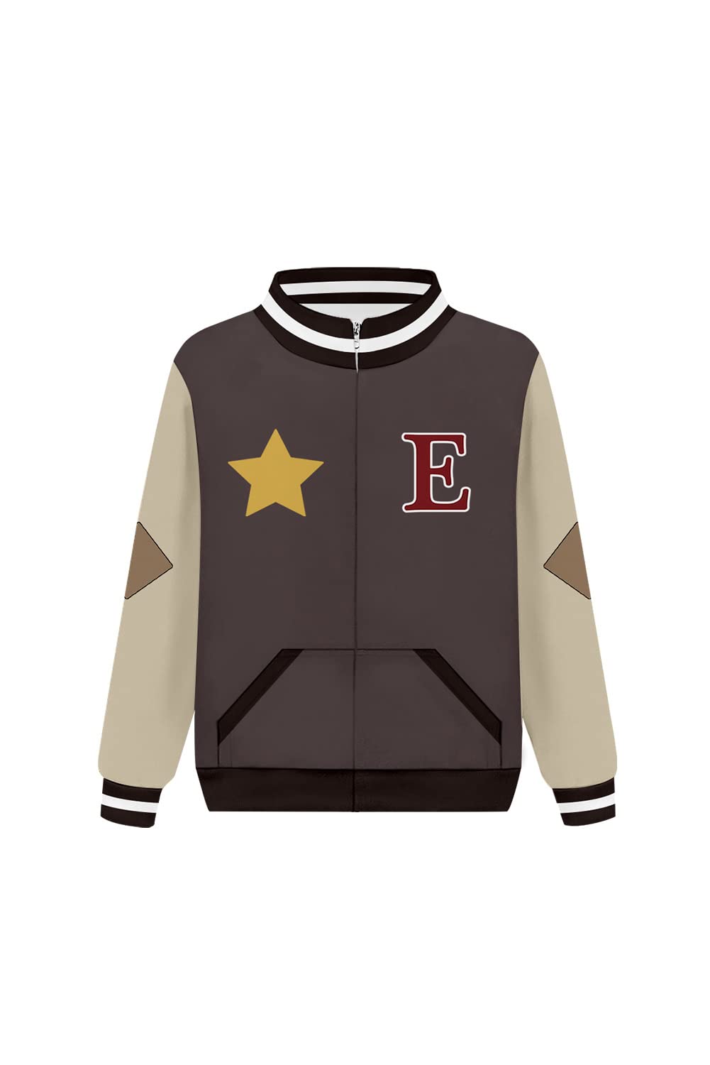 Finbald Kids Cosplay Costume Hoodie Pullover Jacket Sweatshirt Coat for Child Boys Girls Brown