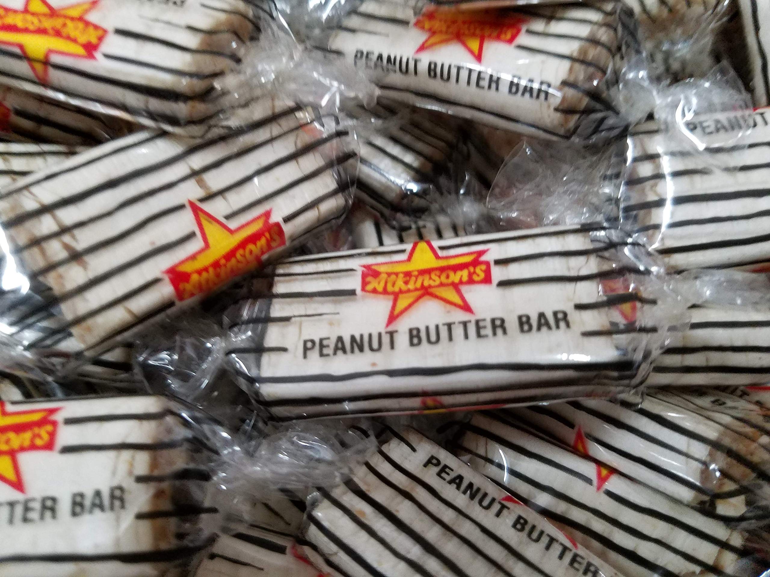 Peanut Butter Bars - Delicious Individually Wrapped 1.5 lbs Bulk Frosted Coated Candy