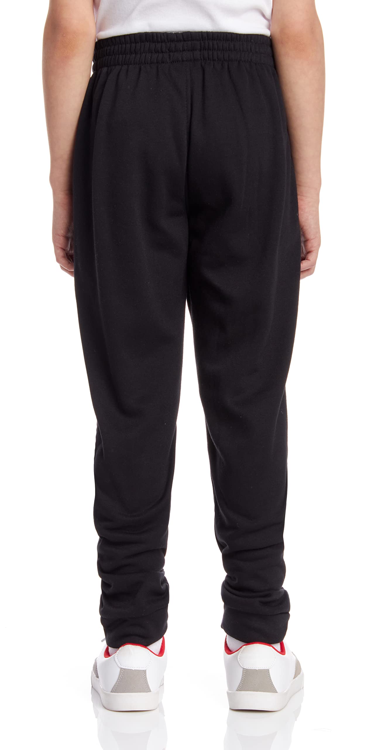 DKNY Boys' Sweatpants - 2 Pack Lightweight Performance Fleece Joggers for Boys - Breathable Athletic Jogger Pants (8-12), Size 10, Dark Grey Heather