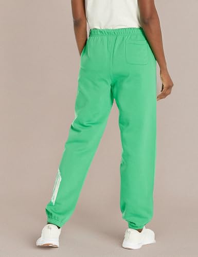 Champion Oversized Women’s, Comfortable, Midweight Sweatpants, 30”, Green Crisp, Large