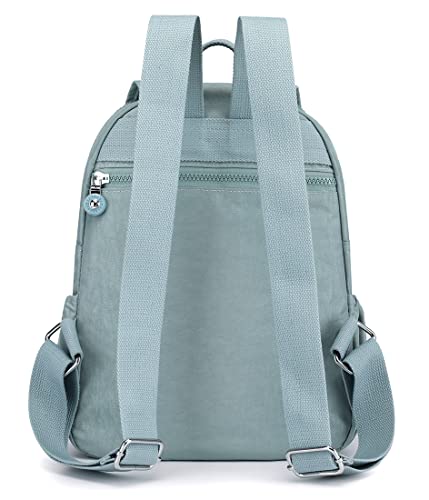 Collsants Women Small Backpack Purse Nylon Mini Backpack for Teen Girls Casual Fashion Daypack(Black)