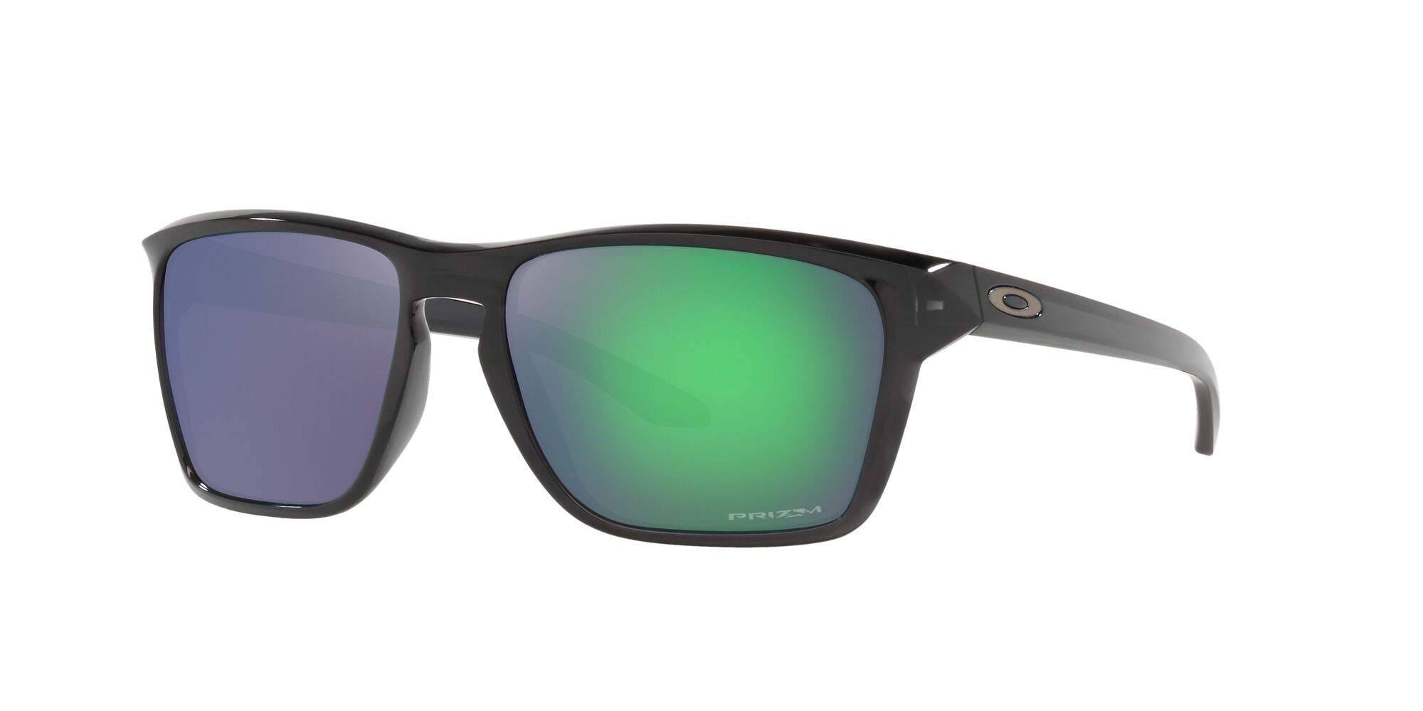 Oakley Men's OO9448 Sylas Rectangular Sunglasses, Black Ink/Prizm Jade, 60 mm