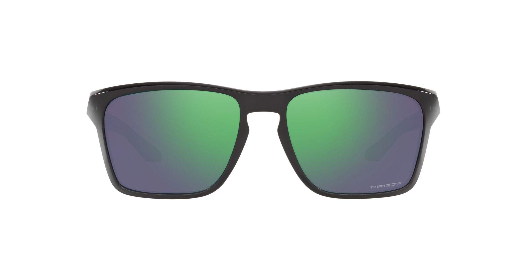 Oakley Men's OO9448 Sylas Rectangular Sunglasses, Black Ink/Prizm Jade, 60 mm