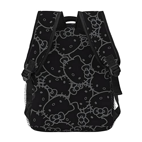 Cartoon Cat Backpack Casual Daypack Travel Laptop Backpack for Women Girl