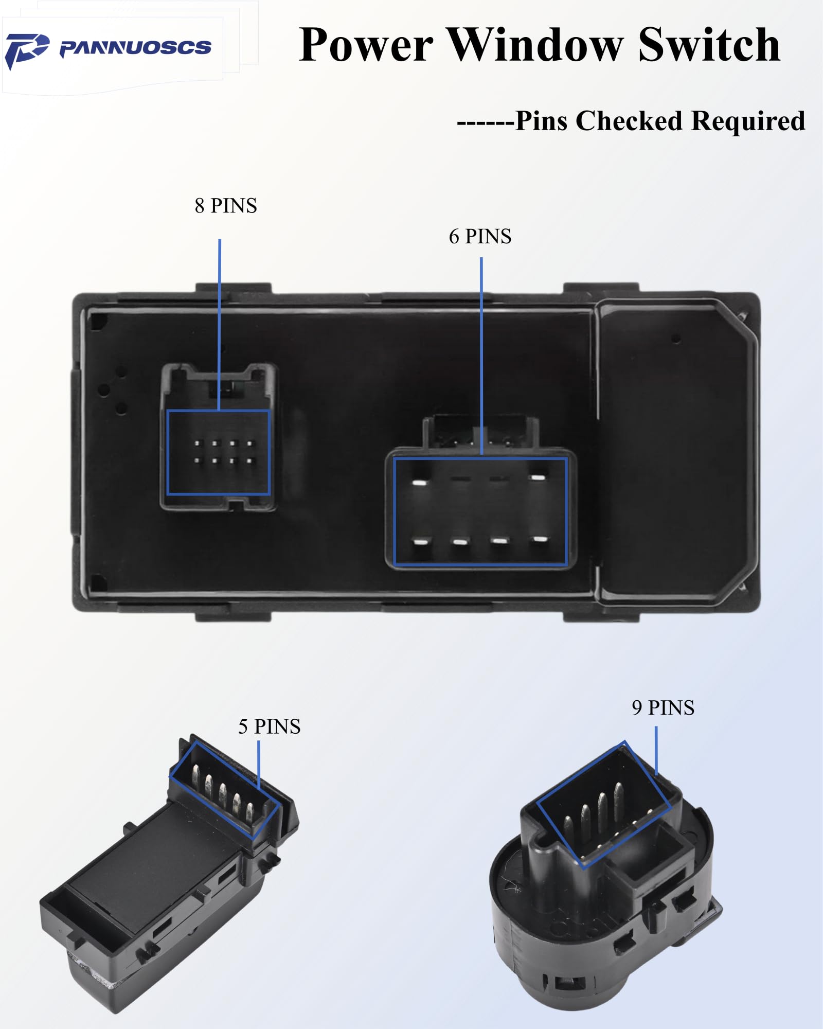 Window Switch Driver Side Compatible with 2007-2014 Chevy Silverado/GMC Sierra 1500 2500HD 3500HD Power Master Window Switch & Door Lock & Mirror Replace#20945129 15804093 22883768