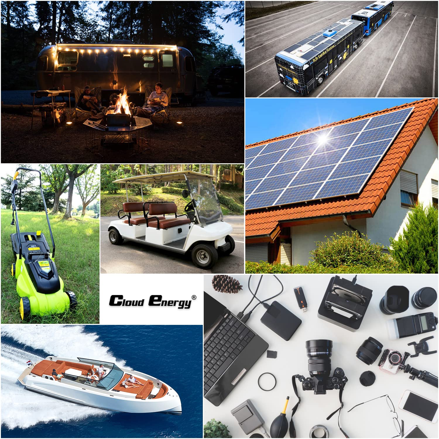 Cloudenergy 48V 150Ah Wall Mounted Lithium LiFePO4 Deep Cycle Rechargeable Battery |6000+ Life Cycles & 10-Year Lifetime | Built-in BMS & LED Monitor | RV, Solar, Marine, Overland, Off-Grid…