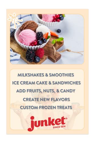 Junket Ice Cream Mix Very Vanilla, 4 Ounce (Pack of 3)