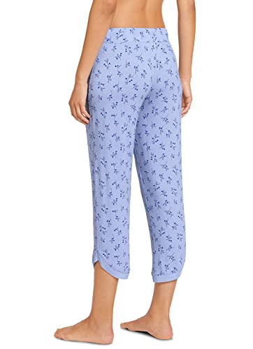 Jockey Women's Sleepwear Cooling Comfort Tapered Capri, Faint Floral, M