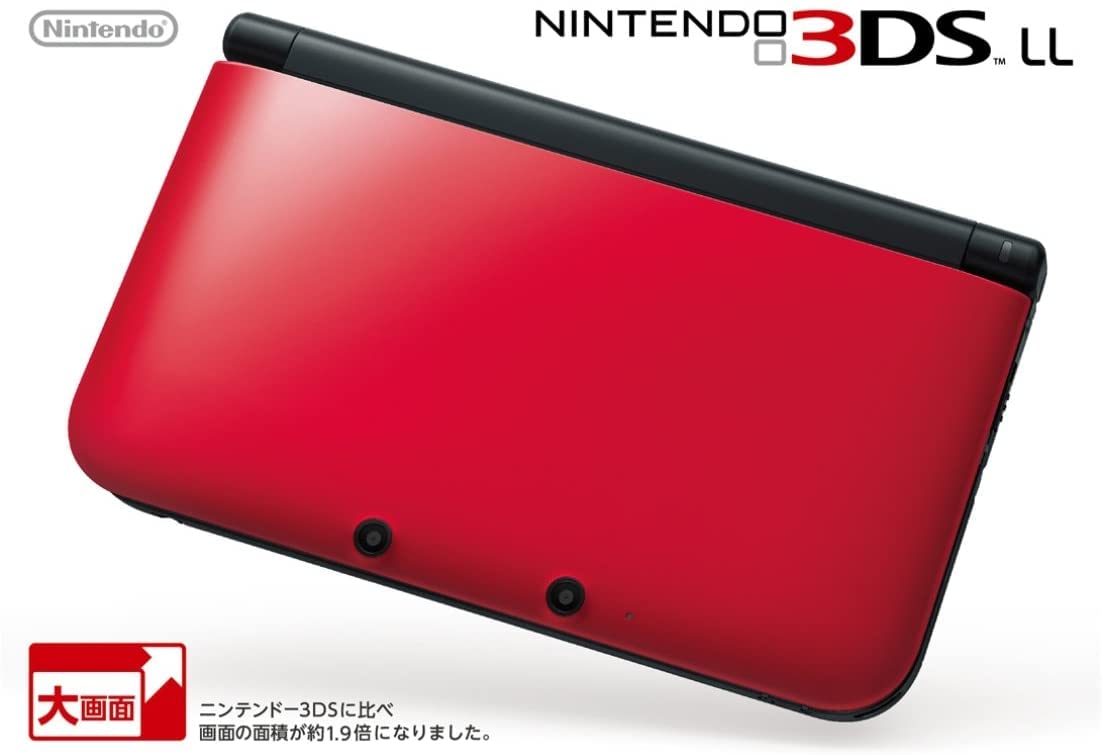 Nintendo 3dsXL Console - Black Red - (Used) [nintendo_3dsXL