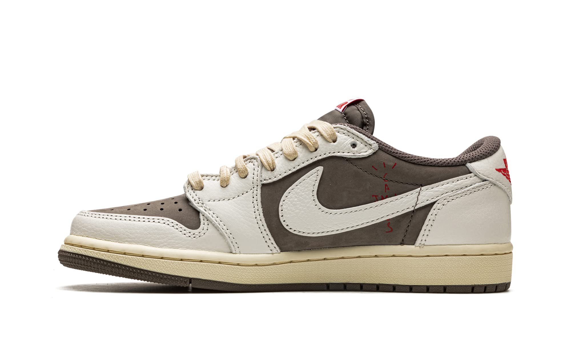 Jordan Mens Air Jordan 1 Low OG DM7866 162 Travis Scott - Reverse Mocha - Size 6.5