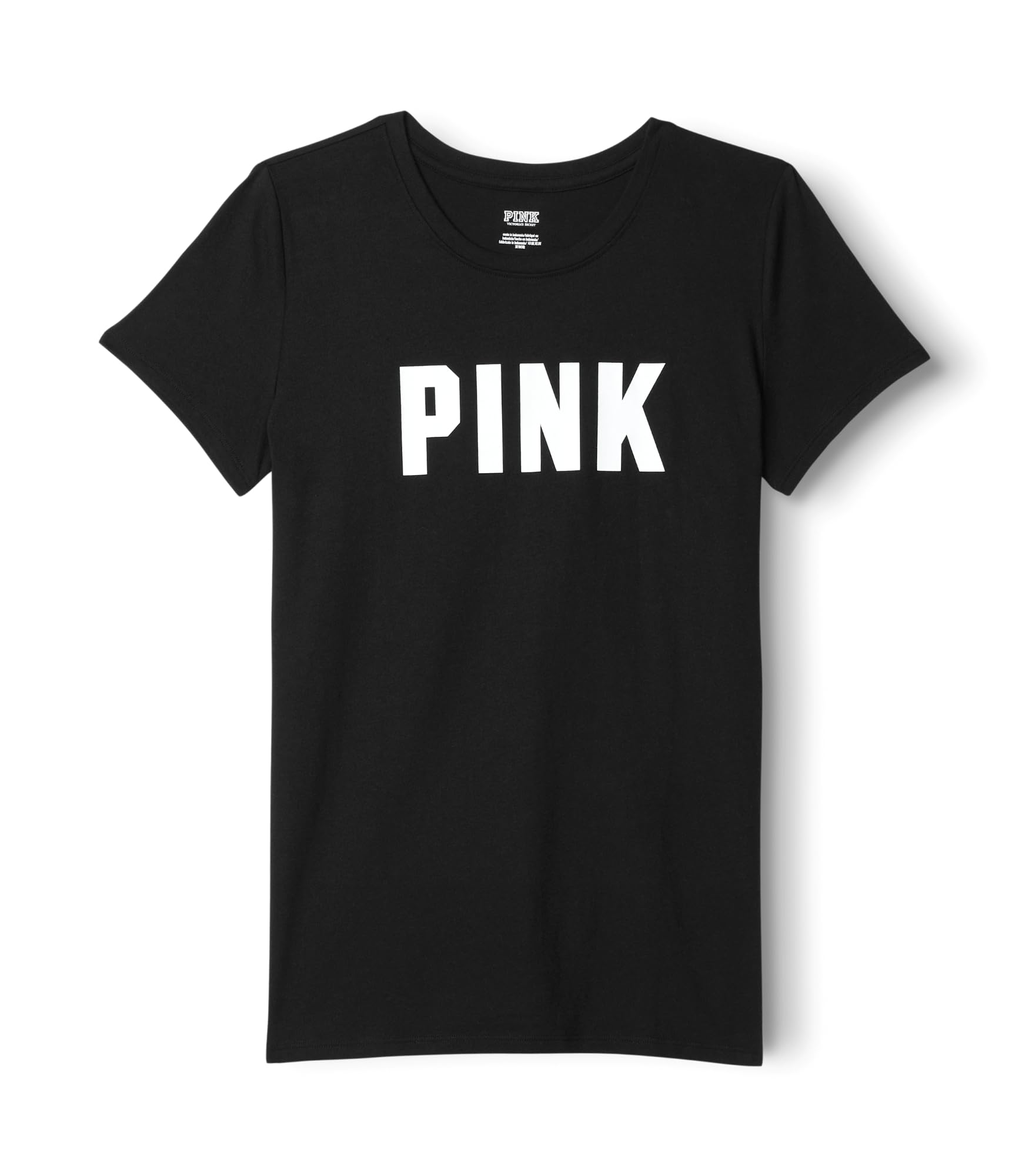 Victoria's Secret Women's Short Sleeve T-Shirt, Women T Shirt, Logo Black, XL